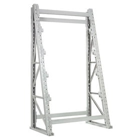 Reel Rack Starter Unit, Steel, Gray, 48"W x 24"D x 96"H - Walmart.com
