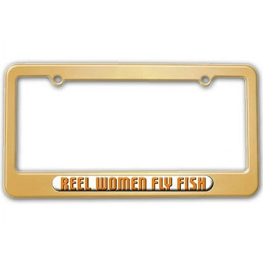 I'd Rather Be Fishing License Plate Tag Frame, Multiple Colors ...