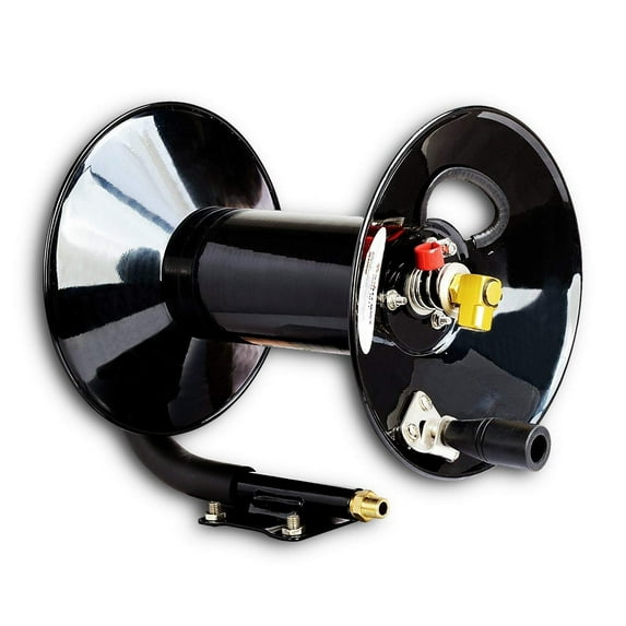 Reelworks Air Hose Reel Tool Retractable Hand Crank 3/8" Inch X 100 ...