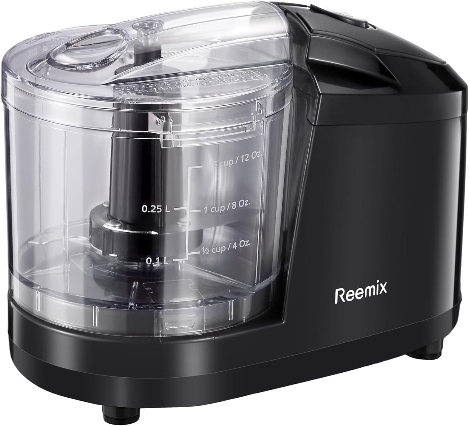 Reemix 1.5 Cup Mini Food Chopper – 100W Electric Food Processor for Chopping, Blending, Grinding ...