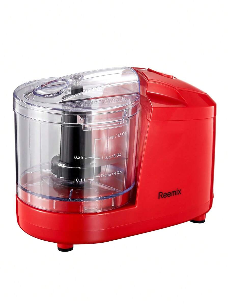 Reemix 1.5-Cup One-Touch Electric Food Chopper, 100W Mini Food Processor Meat Grinder, Mix, Chop ...