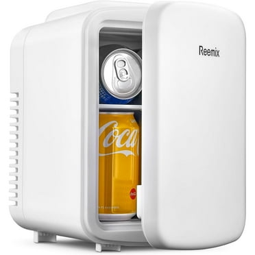 Personal Chiller 6 Can Mini Fridge Beverage and Skincare Refrigerator ...