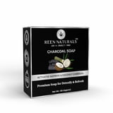 Reen Naturals CHARCOAL SOAP Premium Soap for Deep Cleansing Gentle on ...