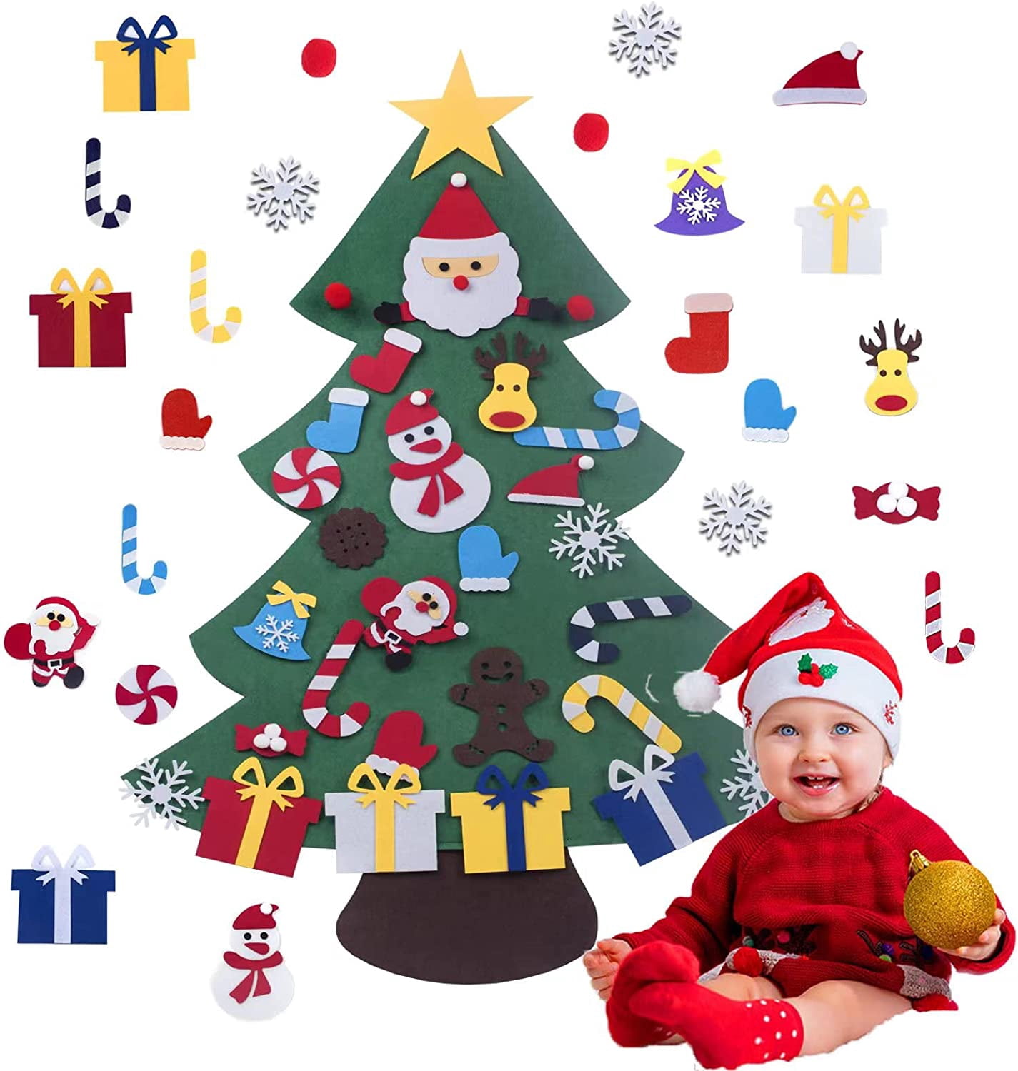 Reendo Christmas Tree for Kids Toy for 3-6 Years Boys and Girls Toys ...