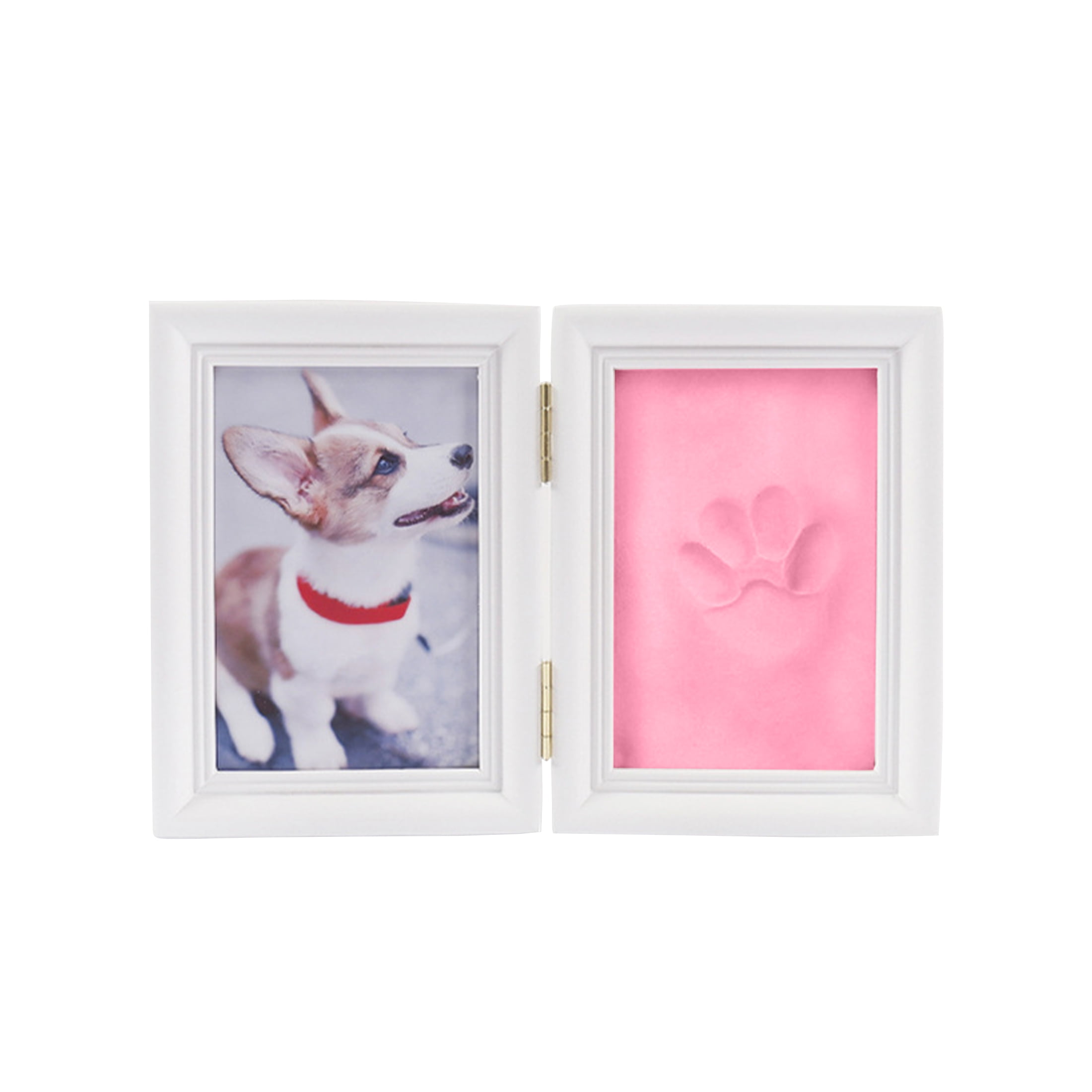 VAFFUL Pet Paw Print Keepsake Kit, Dog Memorial Picture Frame with ...