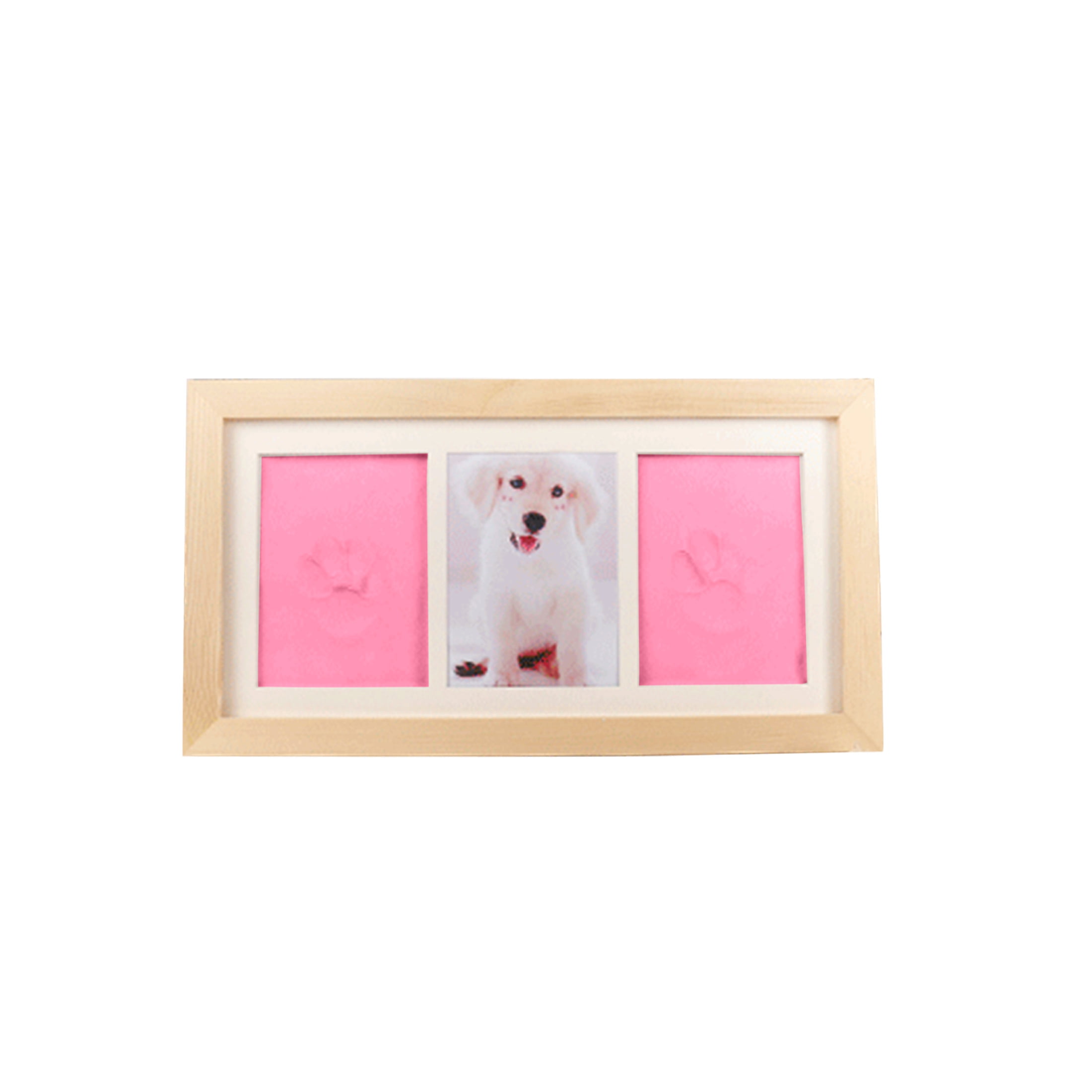 VAFFUL Pet Paw Print Keepsake Kit, Dog Memorial Picture Frame with ...