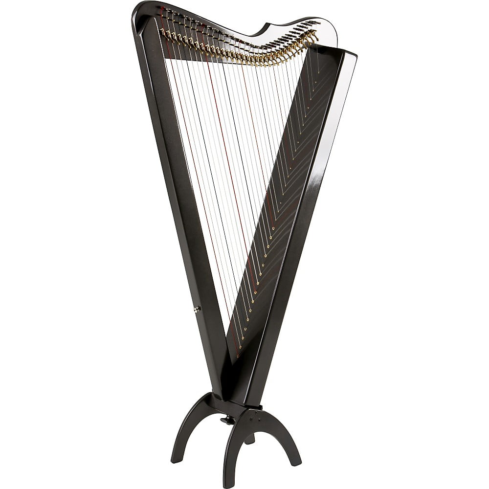 Rees Harps Grand Harpsicle Harp Metallic Black - Walmart.com