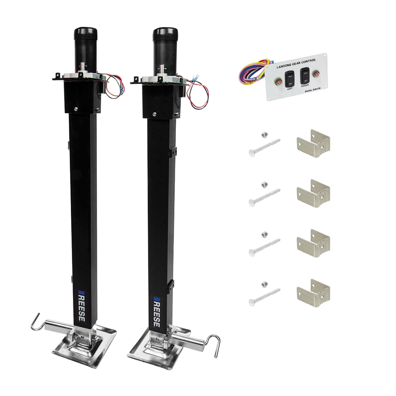 Reese 500708 Single Output Fifth Wheel RV Landing Gear w/ Assembled ...