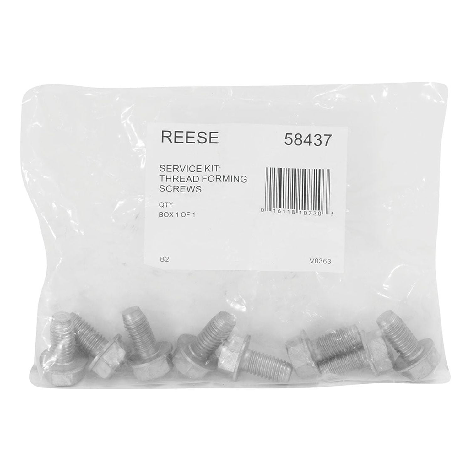 Reese 58437 Replacement Part, Thread Forming Screw 0.5 x 13 Qty.8 ...