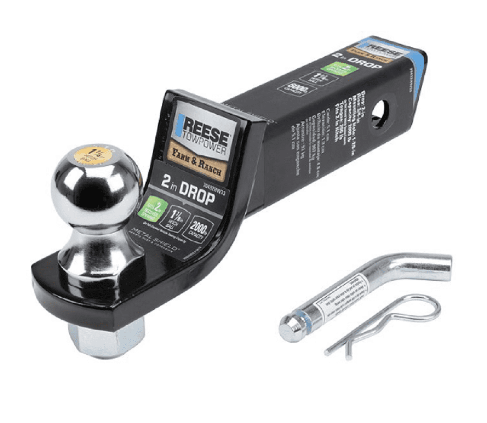 Reese 70432HW33 Standard Class III/IV Towing Starter Kit, 2in. Drop, 3 ...