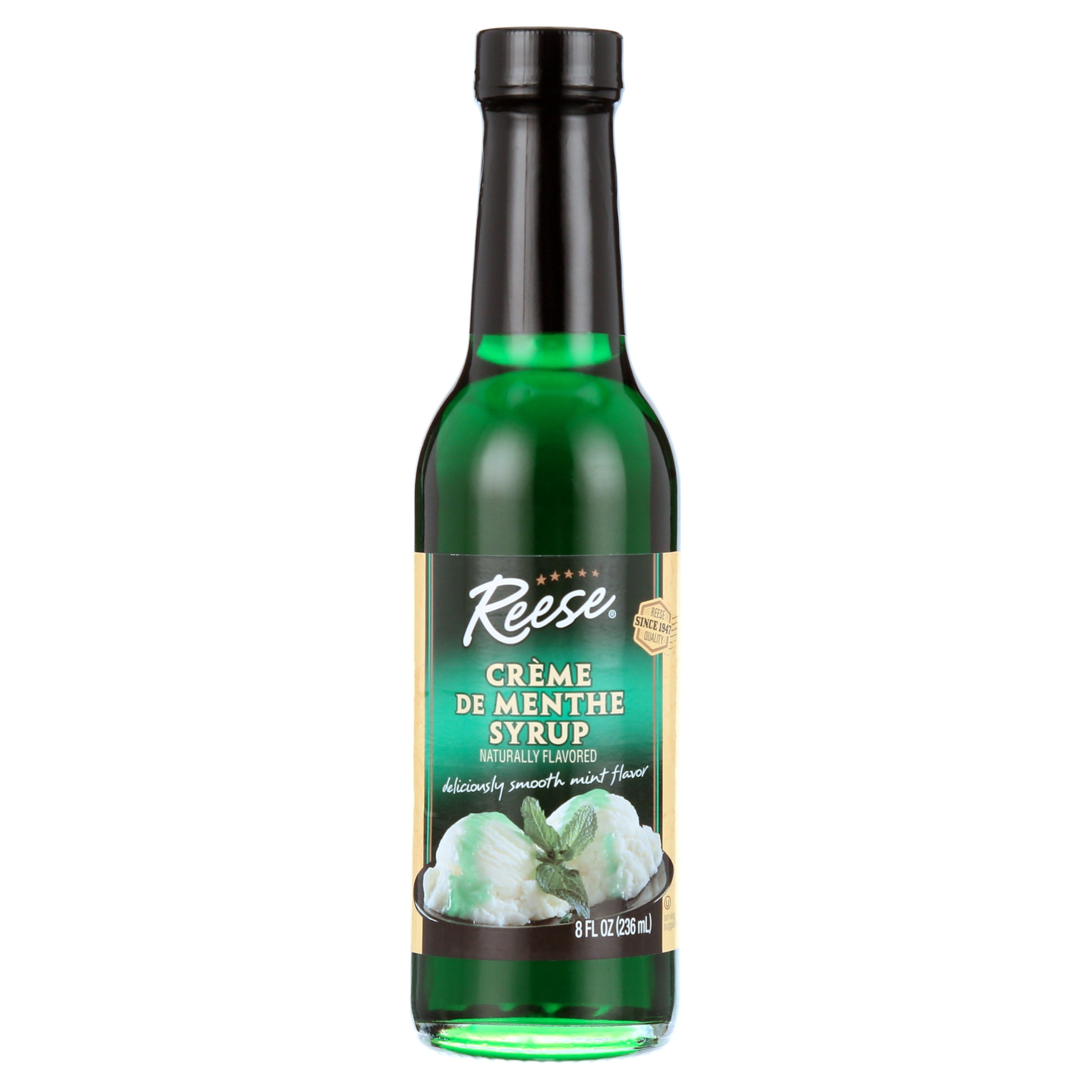 Reese Crème de Menthe Syrup, 8 Ounces - Minty, No High Fructose Corn ...