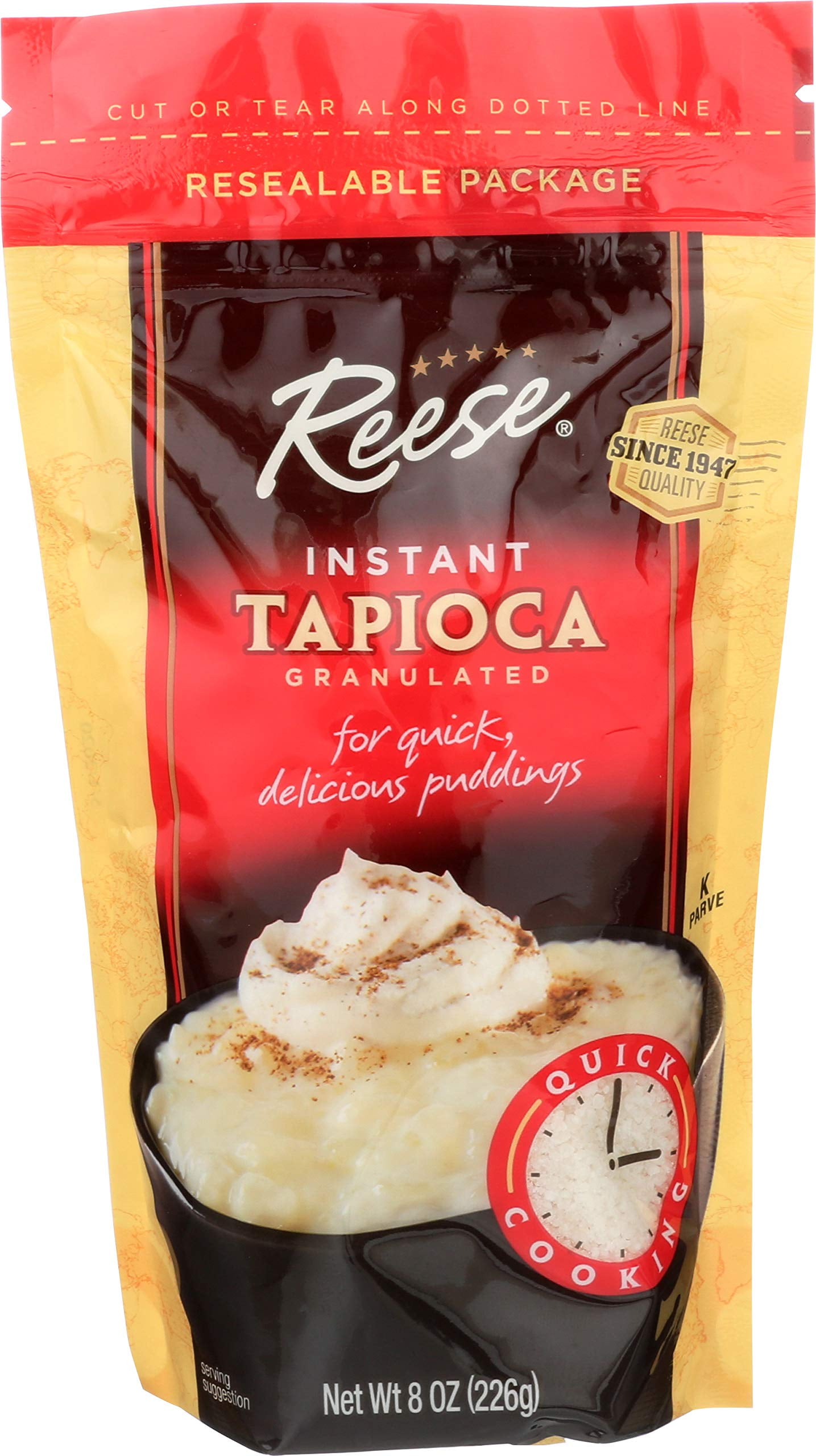 Reese Instant Granulated Tapioca, 8-Ounces (Pack of 6) - Walmart.com