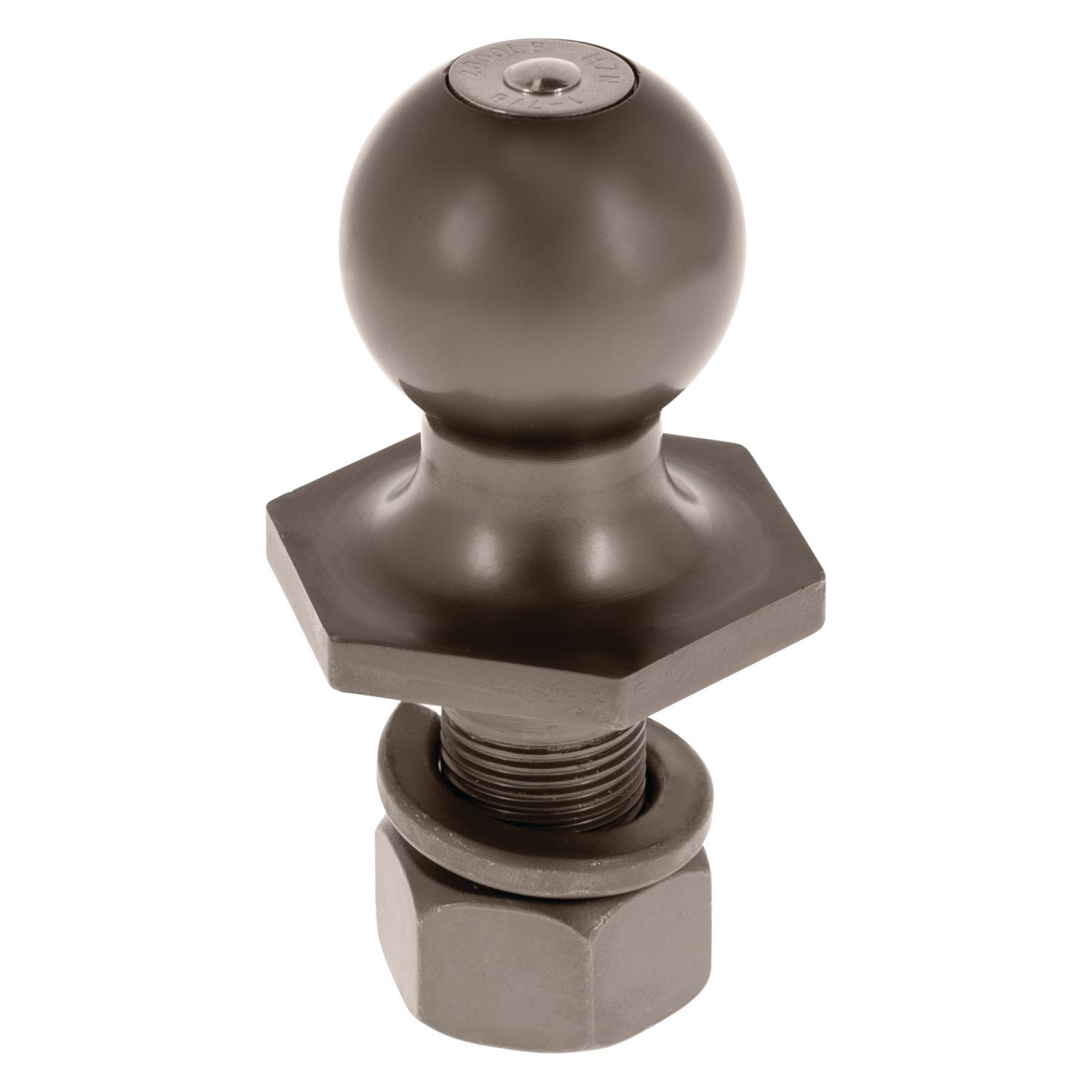 Reese Interlock Tactical Trailer Hitch Ball, 1-7/8 in. Diameter, 2,000 ...