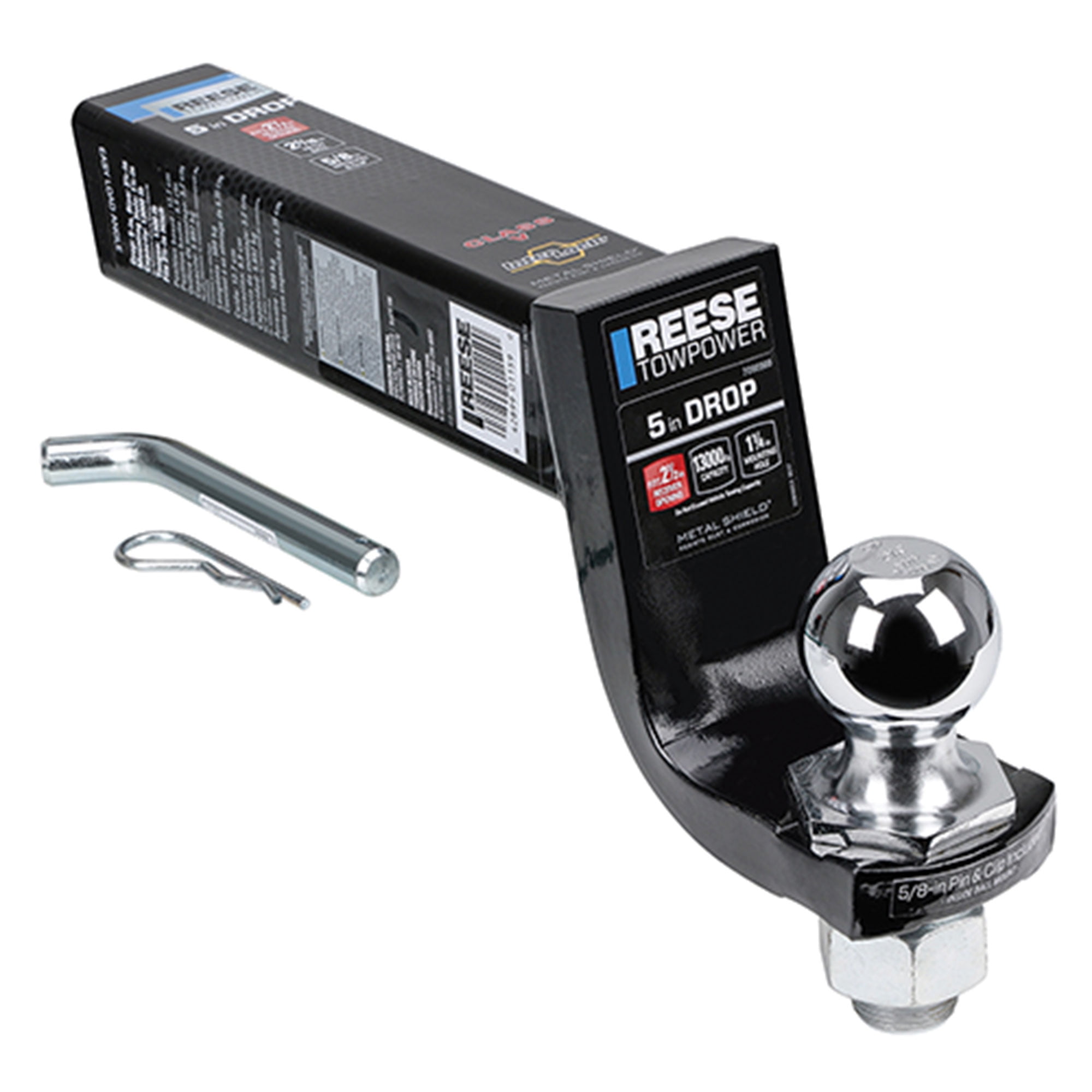 Reese Interlock Trailer Hitch Ball Mount Starter Kit, 13,000 Pound ...