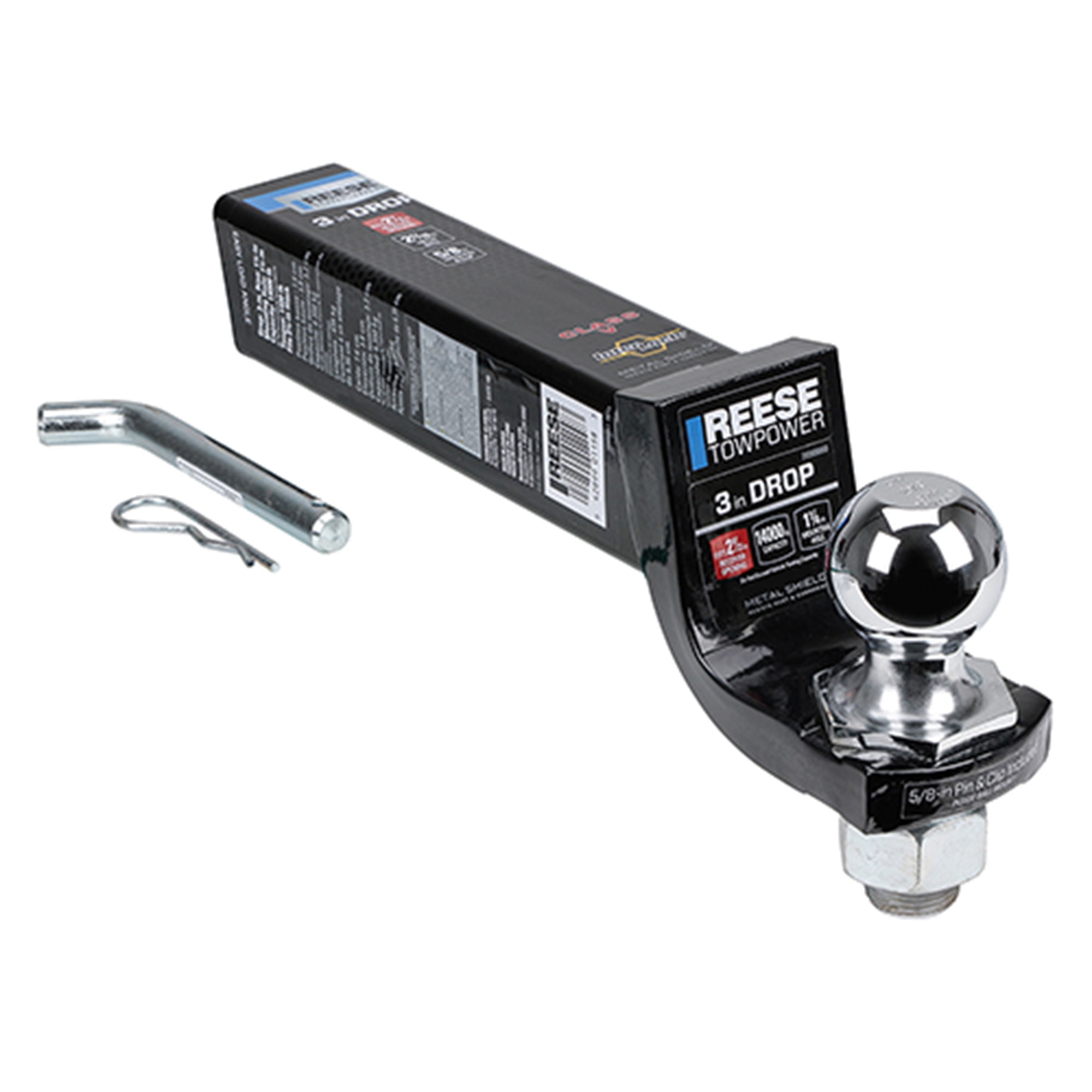 Reese 70908HW33 3in. Drop Trailer Hitch Kit, Durable, Easy Install ...