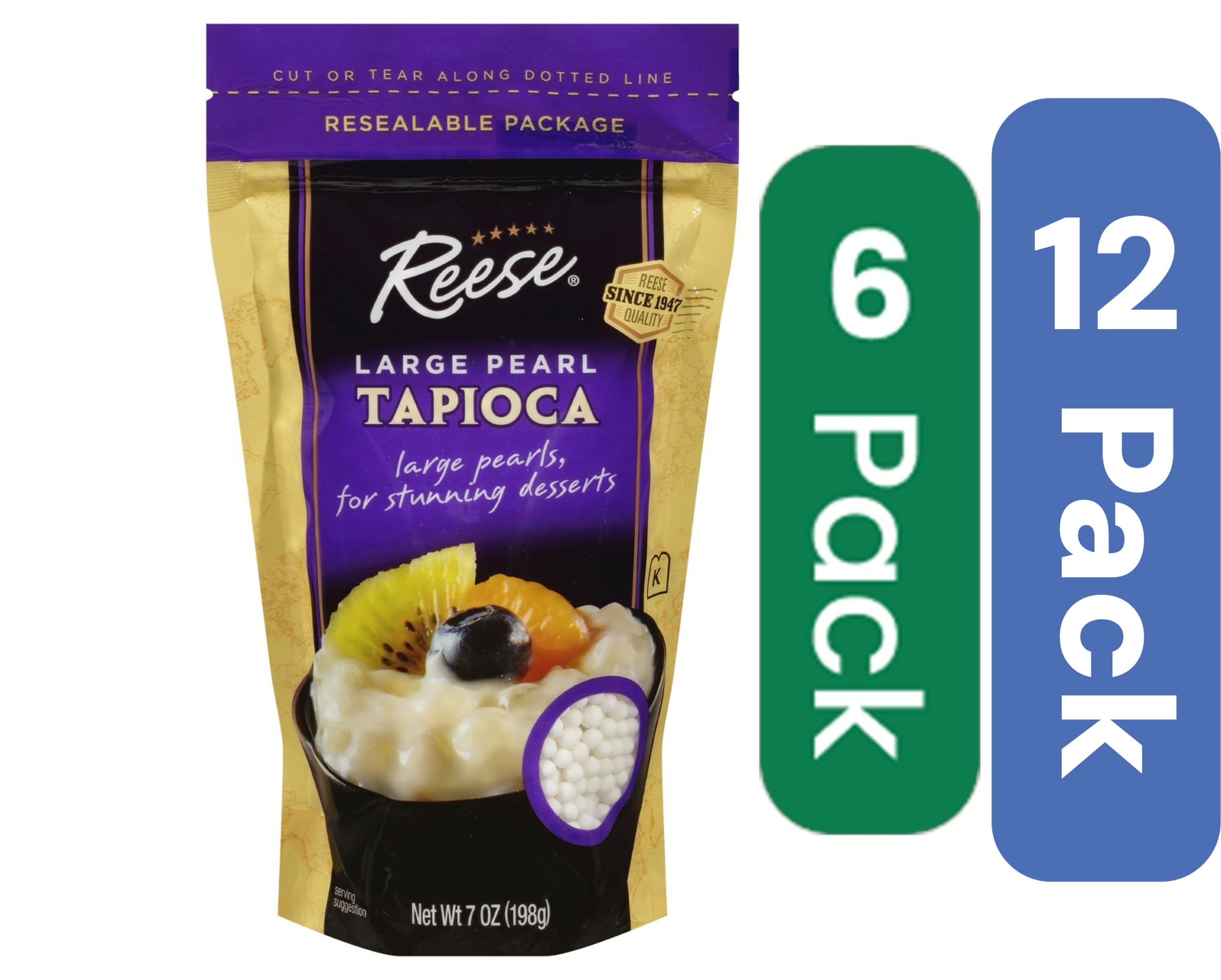 Reese Large Tapioca Pearls 7 oz (Pack Of 12) - Walmart.com