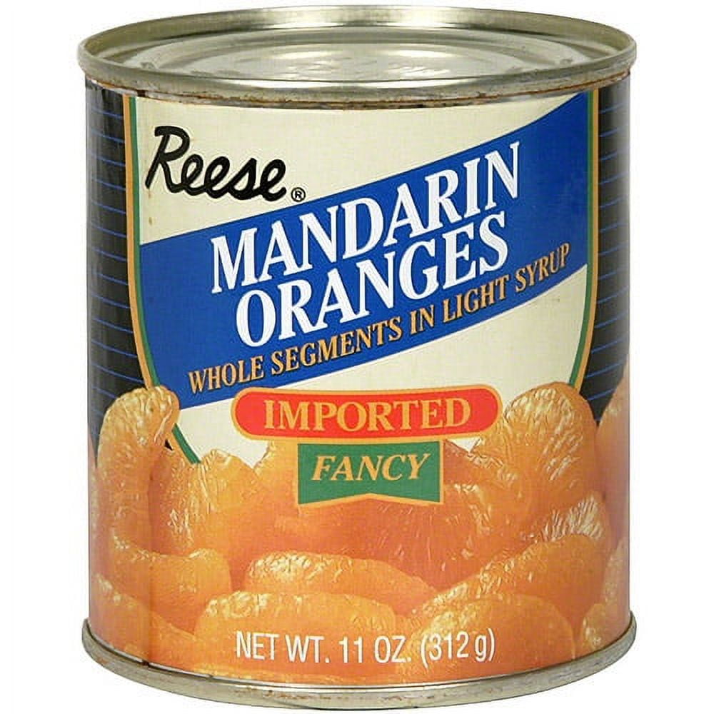Reese Mandarin Whole Orange Segments In Light Syrup, 11 oz (Pack of 24 ...