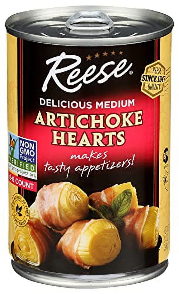 Reese Medium Artichoke Hearts Non GMO, 14 Ounce (Pack of 12) - Walmart.com