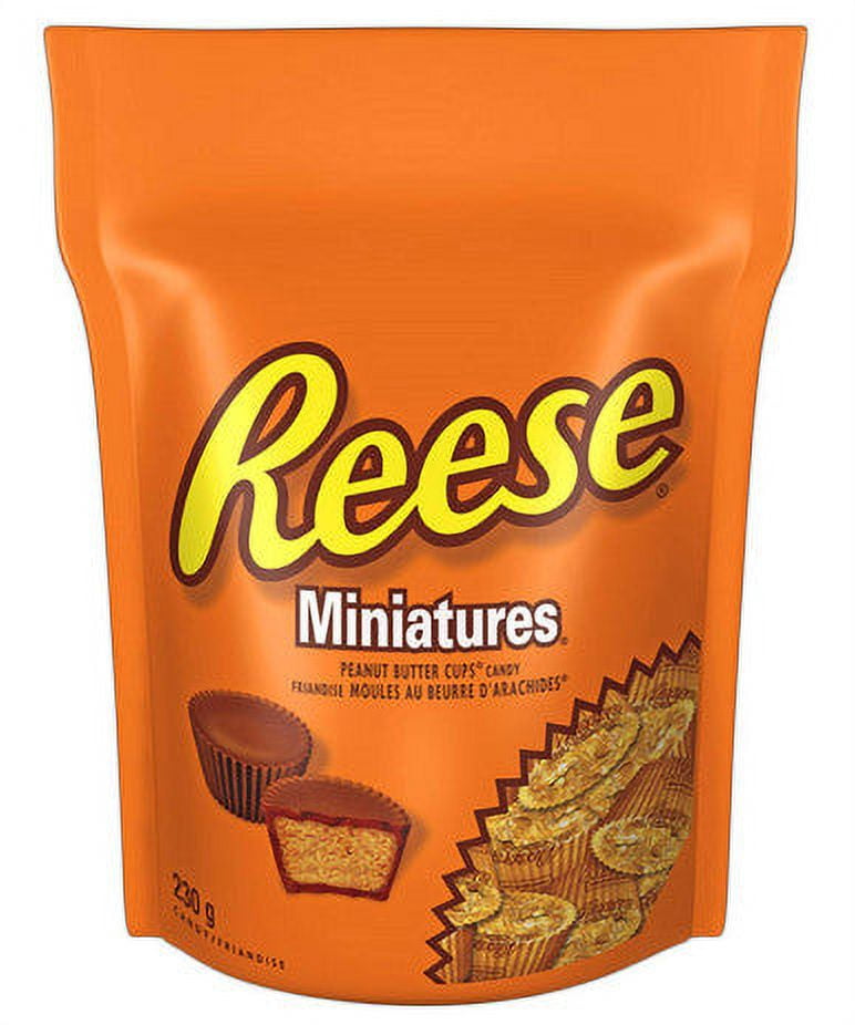 Reese Miniatures Peanut Butter Cups, 230g (8oz) - Walmart.com