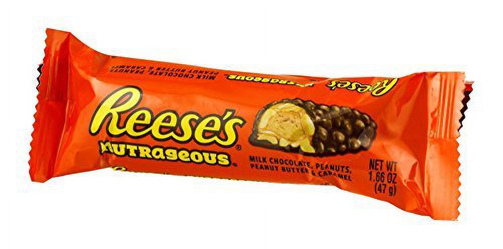 Reese Nutrageous Candy Bar Regular Size, 1 Count - Walmart.com