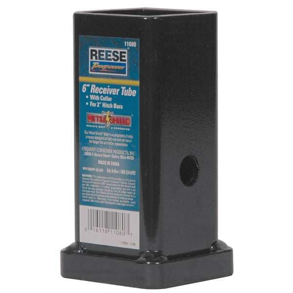 Reese Receiver Tube,Steel,6 in 11080 - Walmart Business Supplies