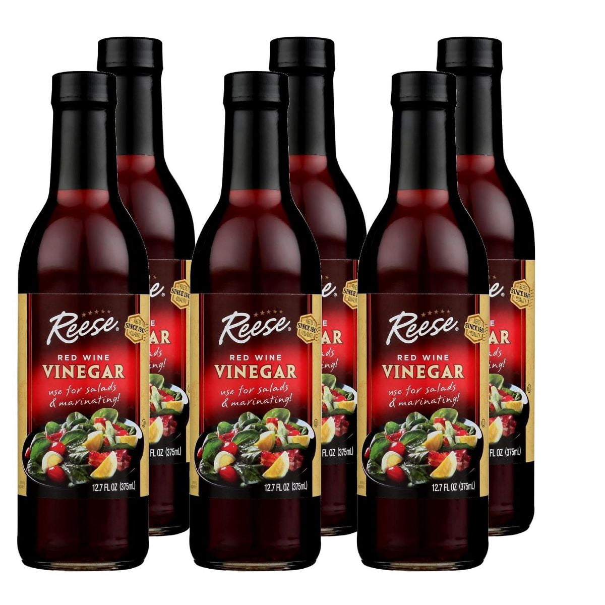 Reese Red Wine Vinegar - Case of 6/12.7 oz - Walmart.com