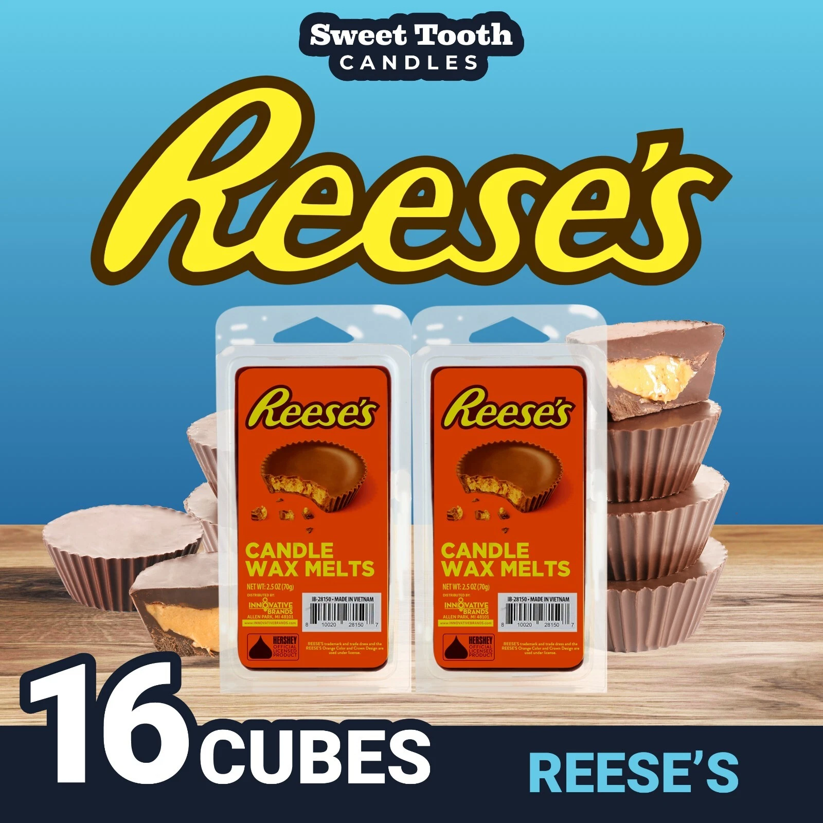 Reese'S Peanut Butter Chocolate Scent Wax Melts - 5Oz Candy Wax Melts ...