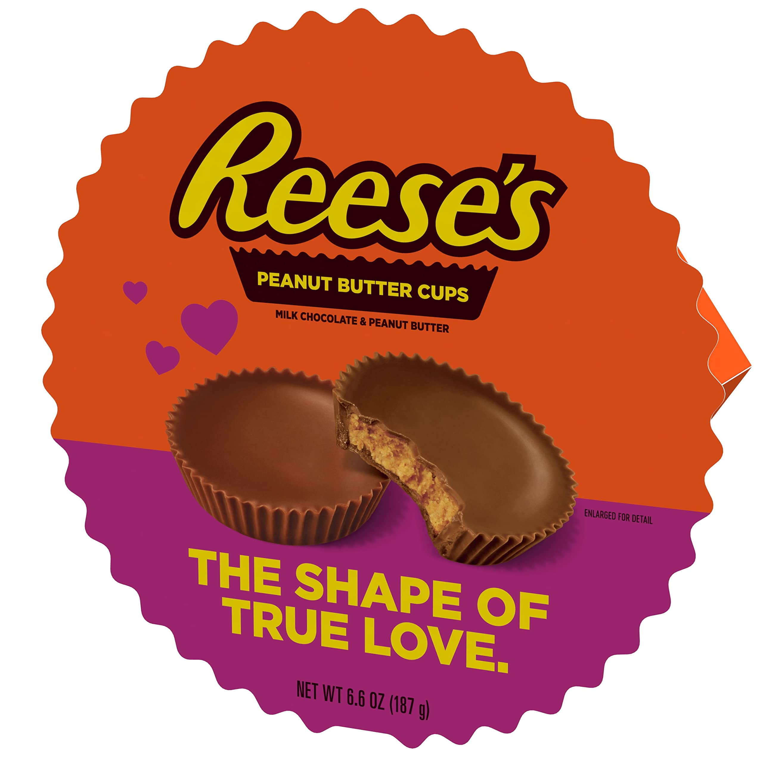 Reese,S, Peanut Butter Cup Shaped Box, 6.6 Ounce - Walmart.com