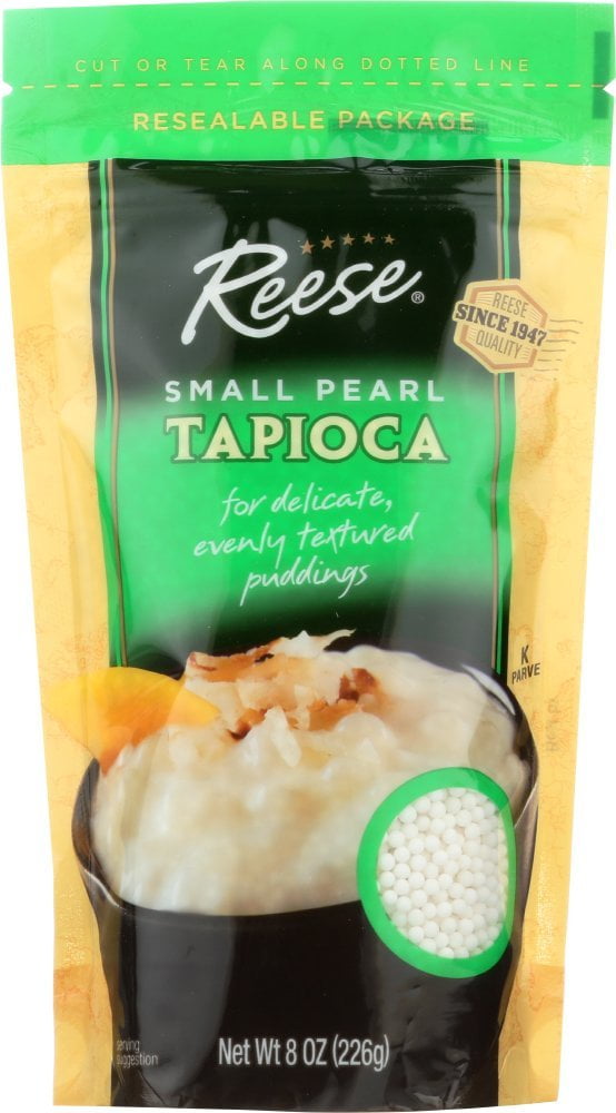 Reese Small Pearl Tapioca, 8-Ounce Pack of 6, Ideal for Puddings and ...