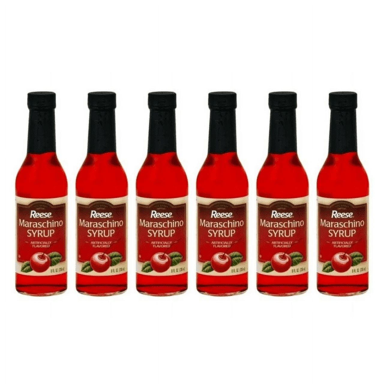 Reese, Syrup, 8-Ounce, Maraschino Bottle Pack of 6 - Walmart.com