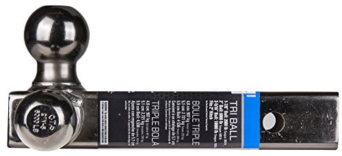 Reese Towpower 7039800 Tri-Ball Trailer Hitch Ball Mount, 1-7/8 Inch, 2 ...