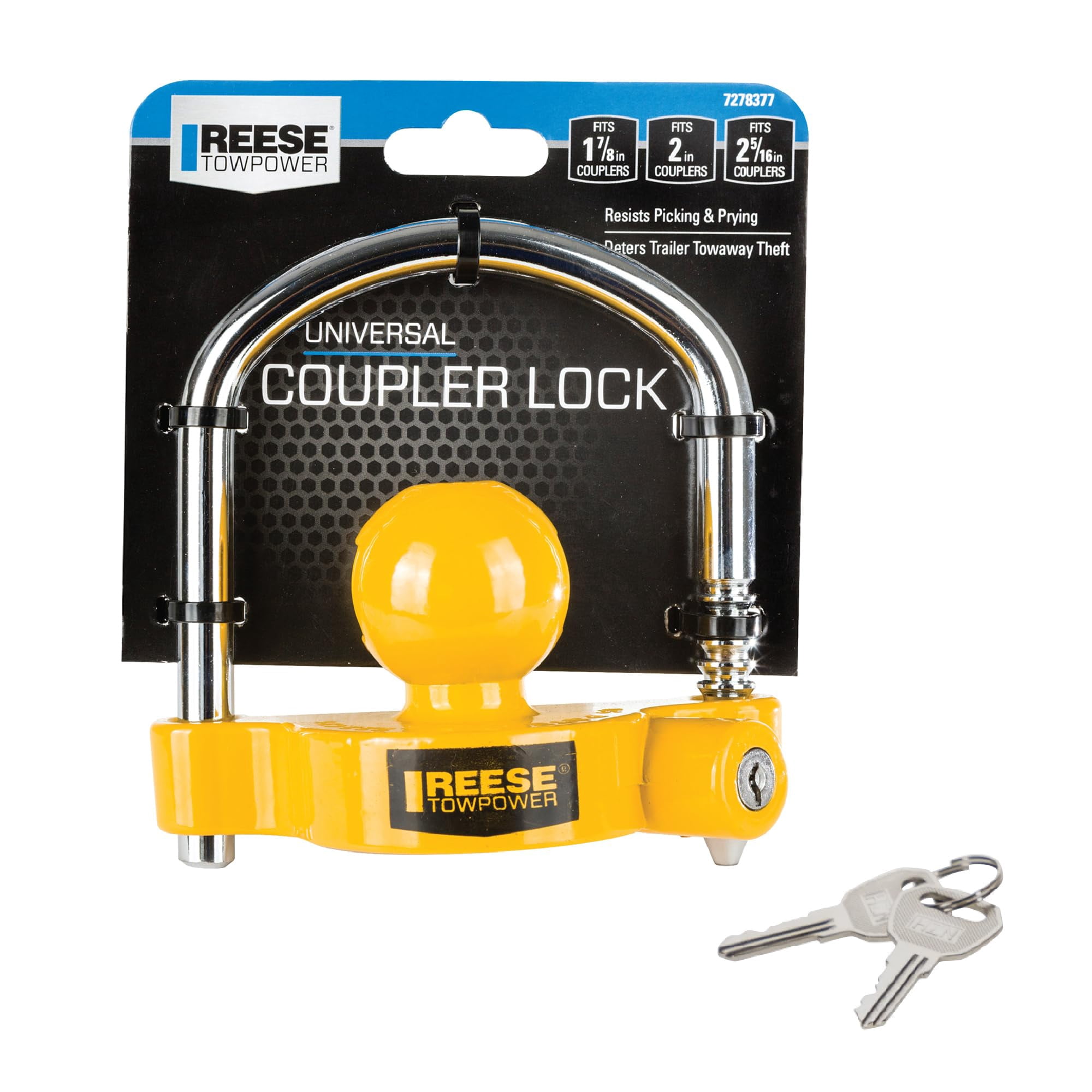 Reese Towpower 72783 Trailer RRF12 Coupler Lock, Adjustable with 6 ...