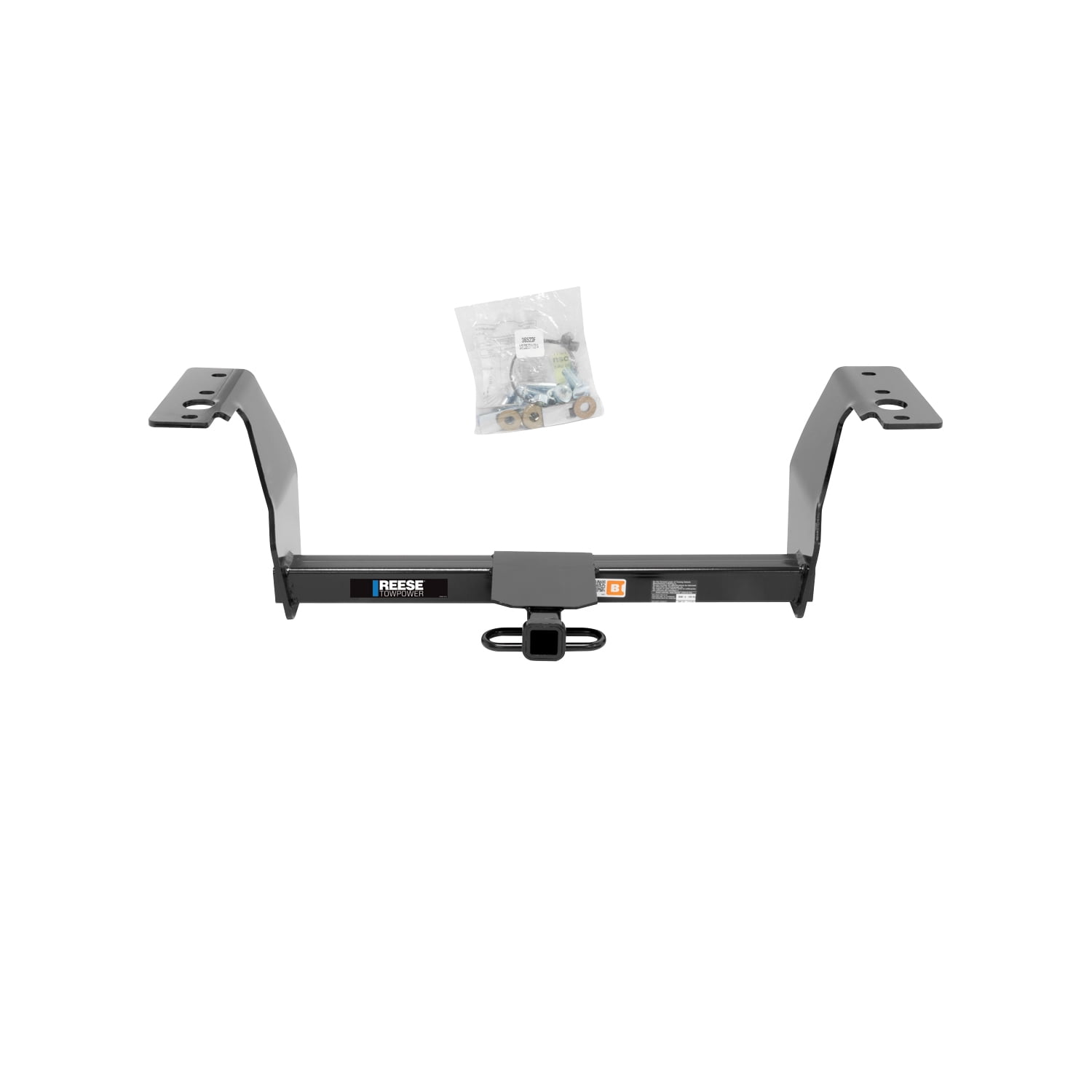 Reese Towpower Class 2 Trailer Hitch, 1-1/4-Inch Receiver, Black 06155 ...