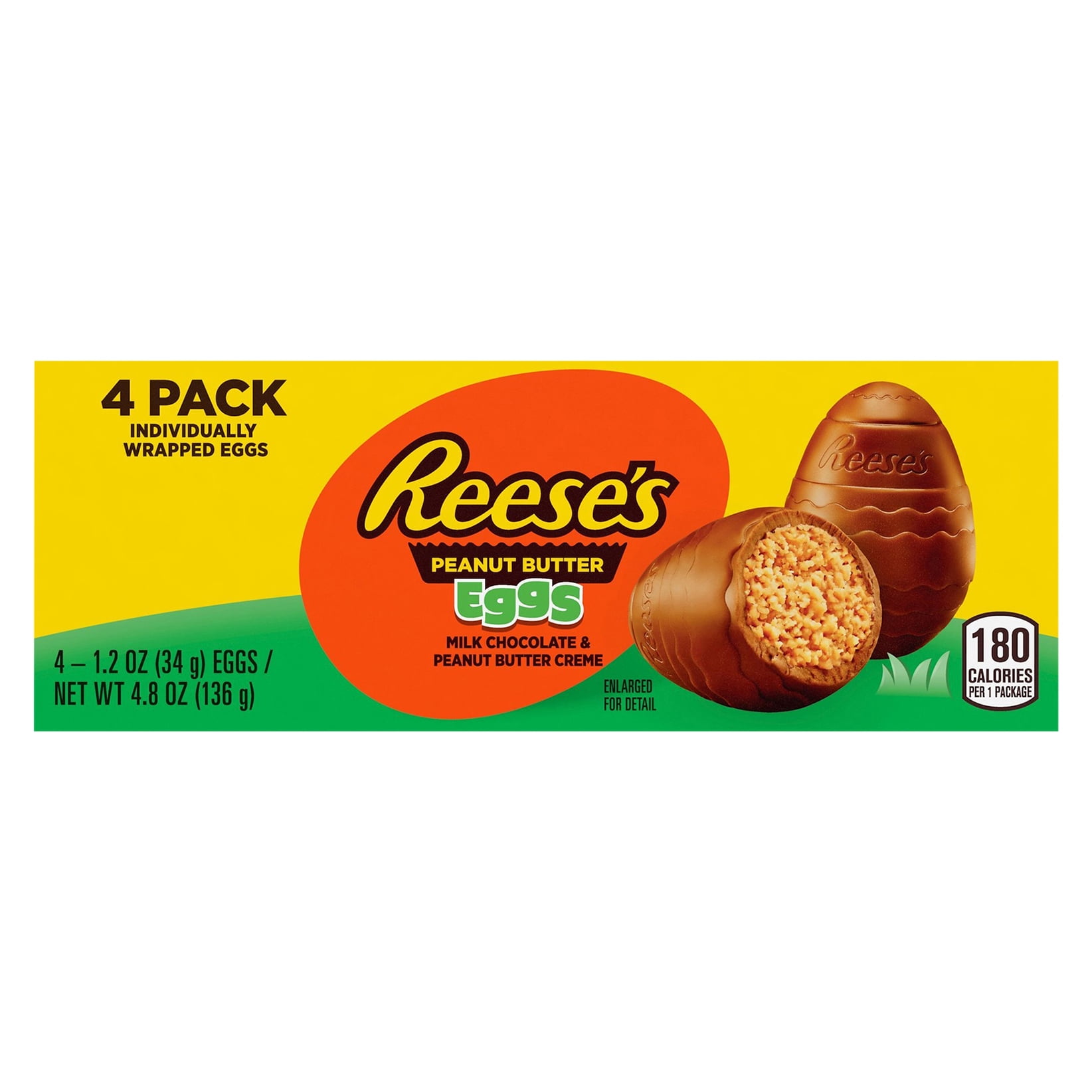 Reese's Peanut Butter Creme Eggs, Milk Chocolate Candy, Easter Pack ...