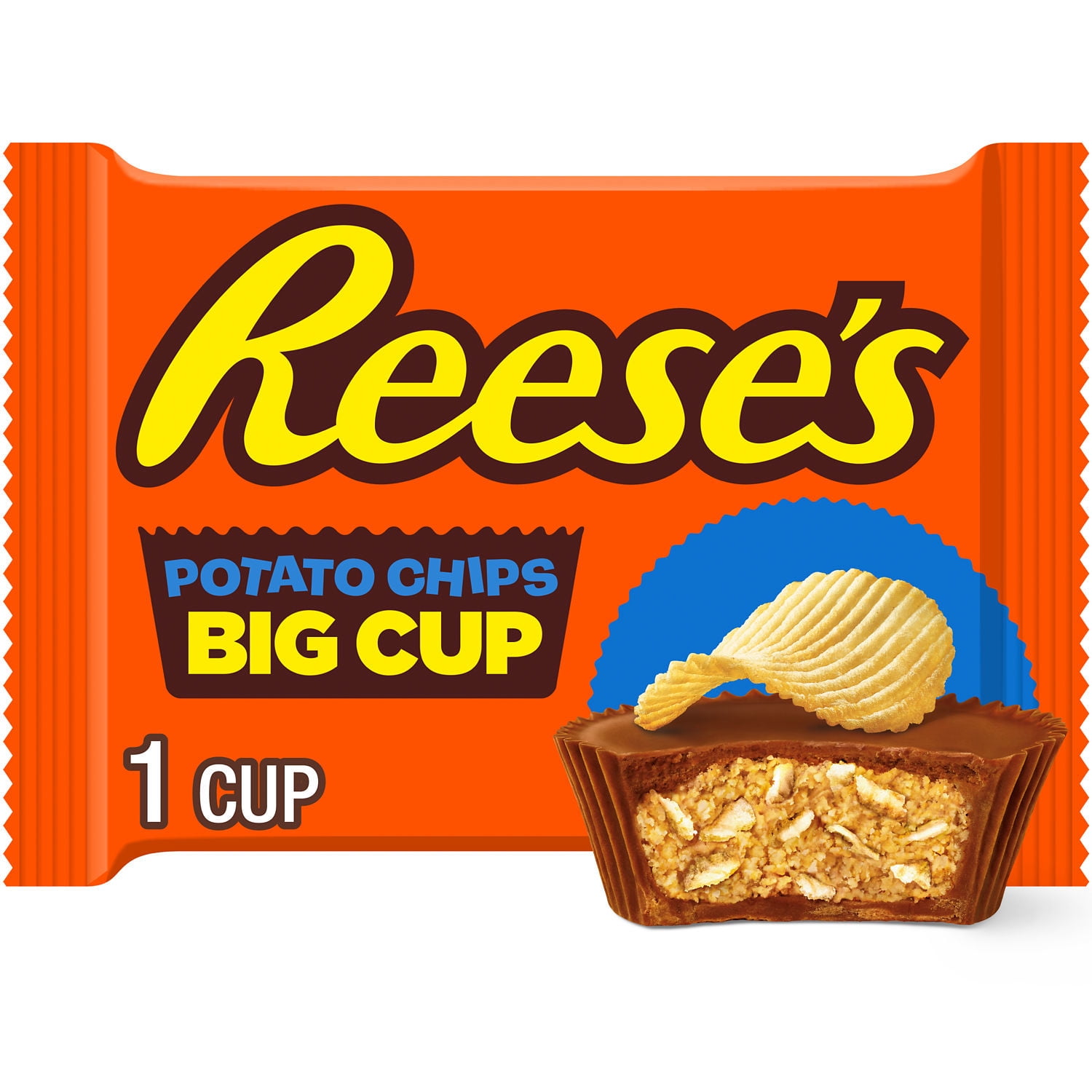 Reese's Food Flavored Big Cup with Potato Chips, Milk Chocolate Peanut ...