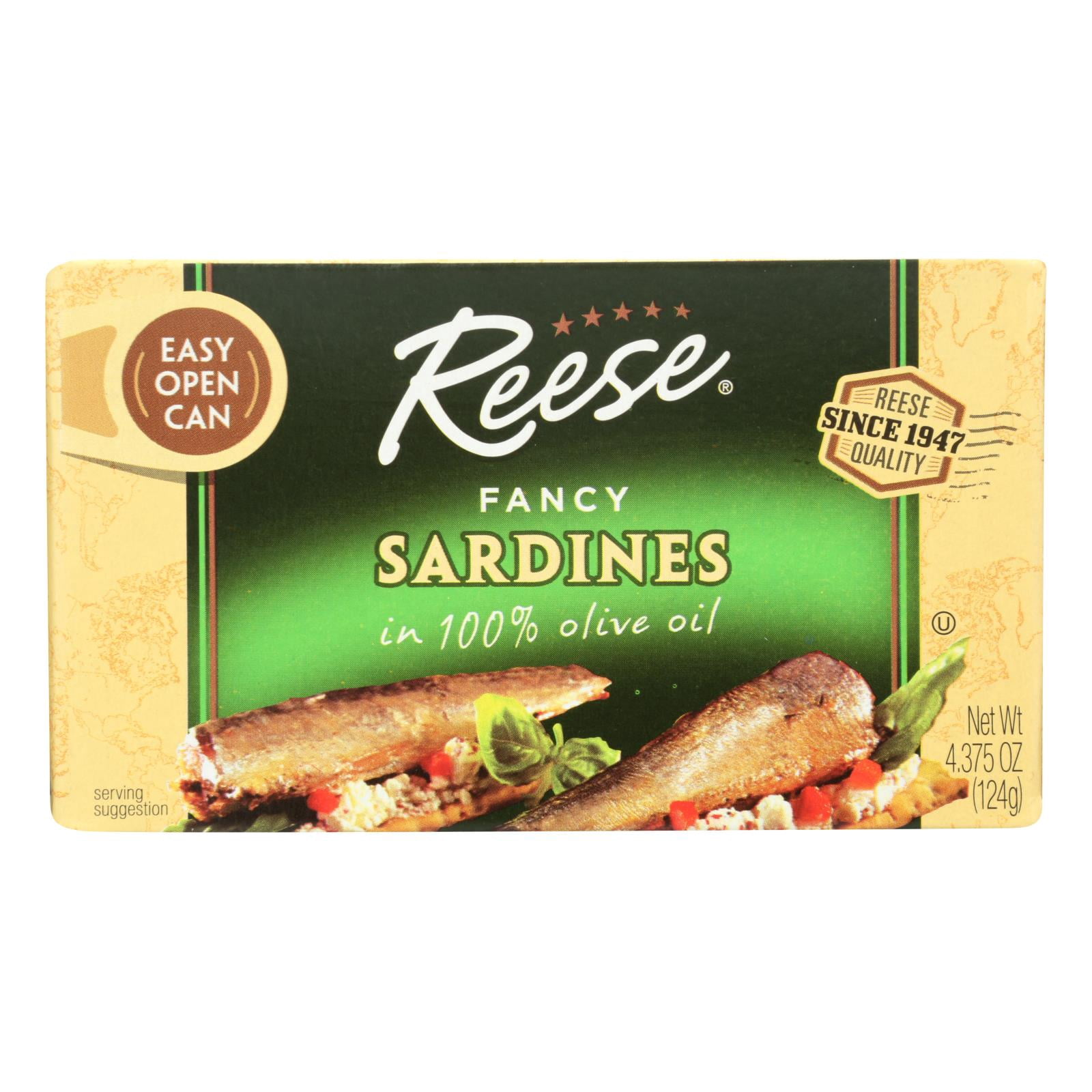 Reese's Fancy Sardines - Case of 10 - 4.37 OZ - Walmart.com