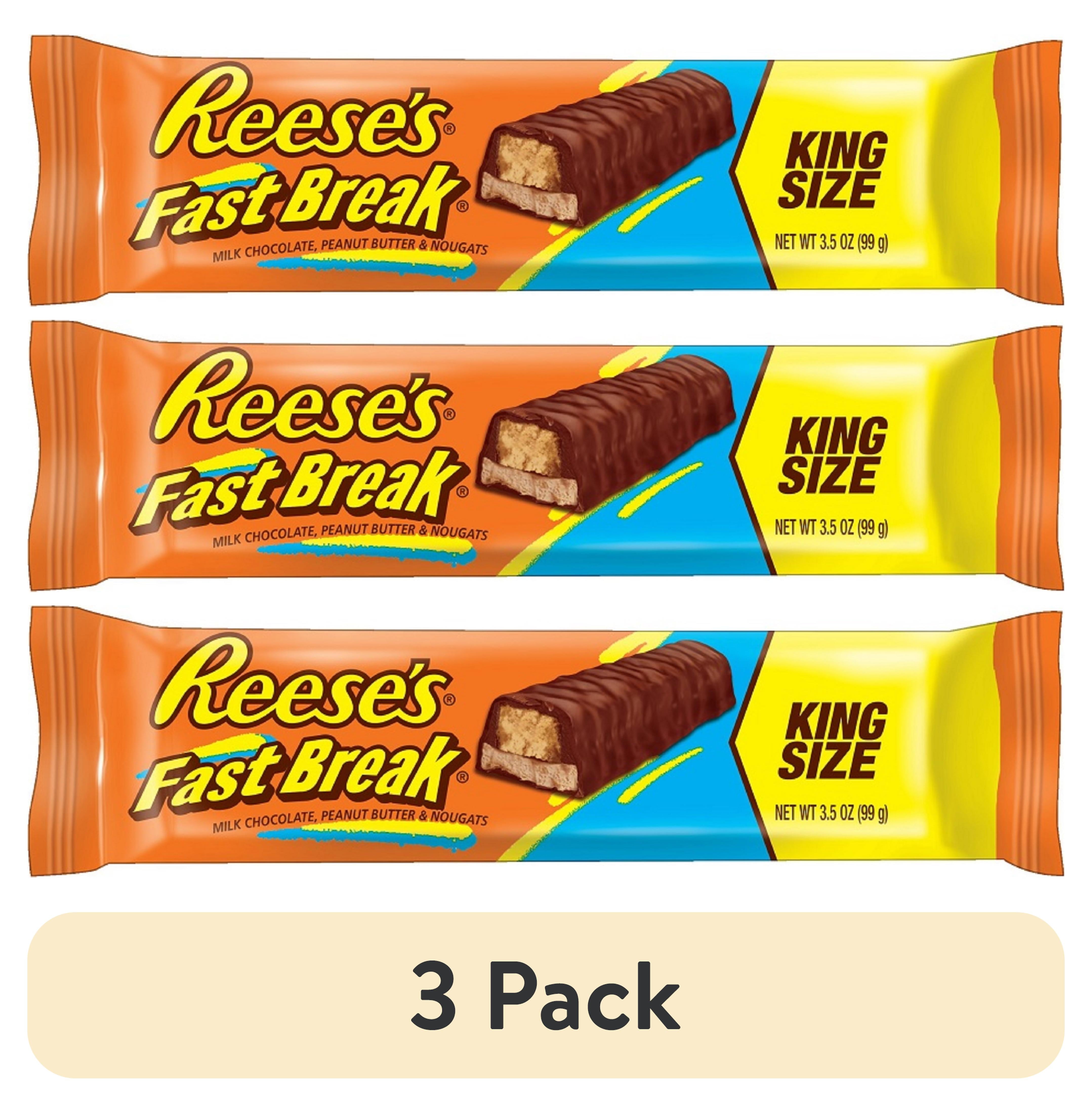 Reese's Fast Break Candy Bar, 3.5 Ounce (InnerPack of 18) - Walmart.com