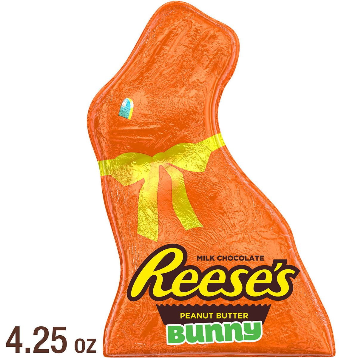 Reese's Milk Chocolate Peanut Butter Bunny Easter Candy - 4.25oz - Pack ...