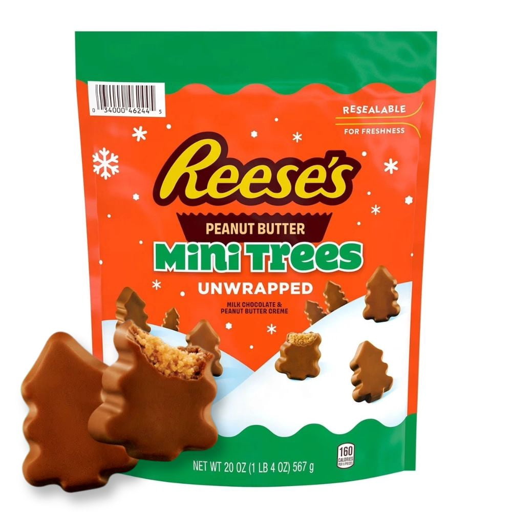 Reese's Milk Chocolate Peanut Butter Mini Trees - Unwrapped - 20 oz - 2 ...