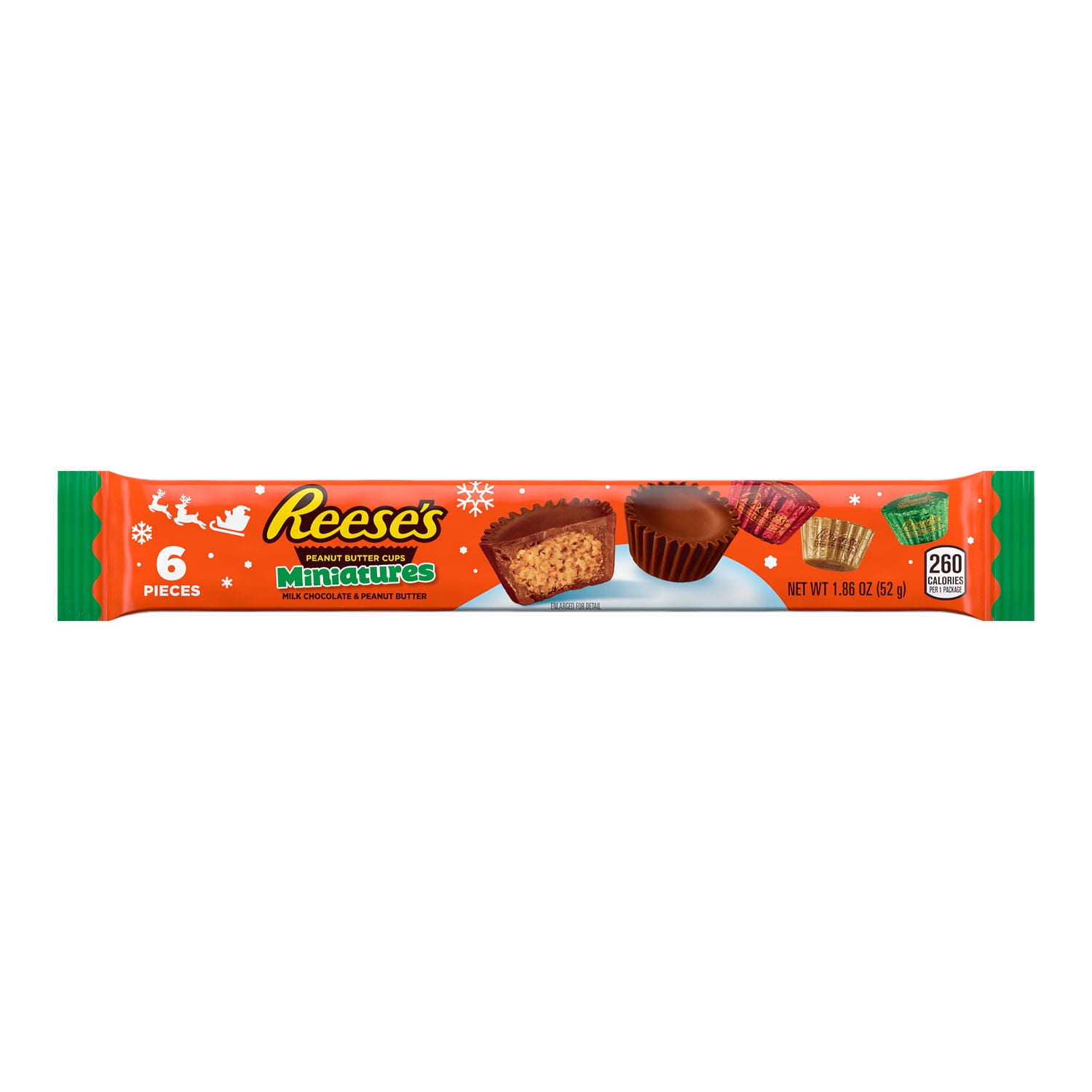 Reese's Miniatures Milk Chocolate Peanut Butter Cups Christmas Candy ...