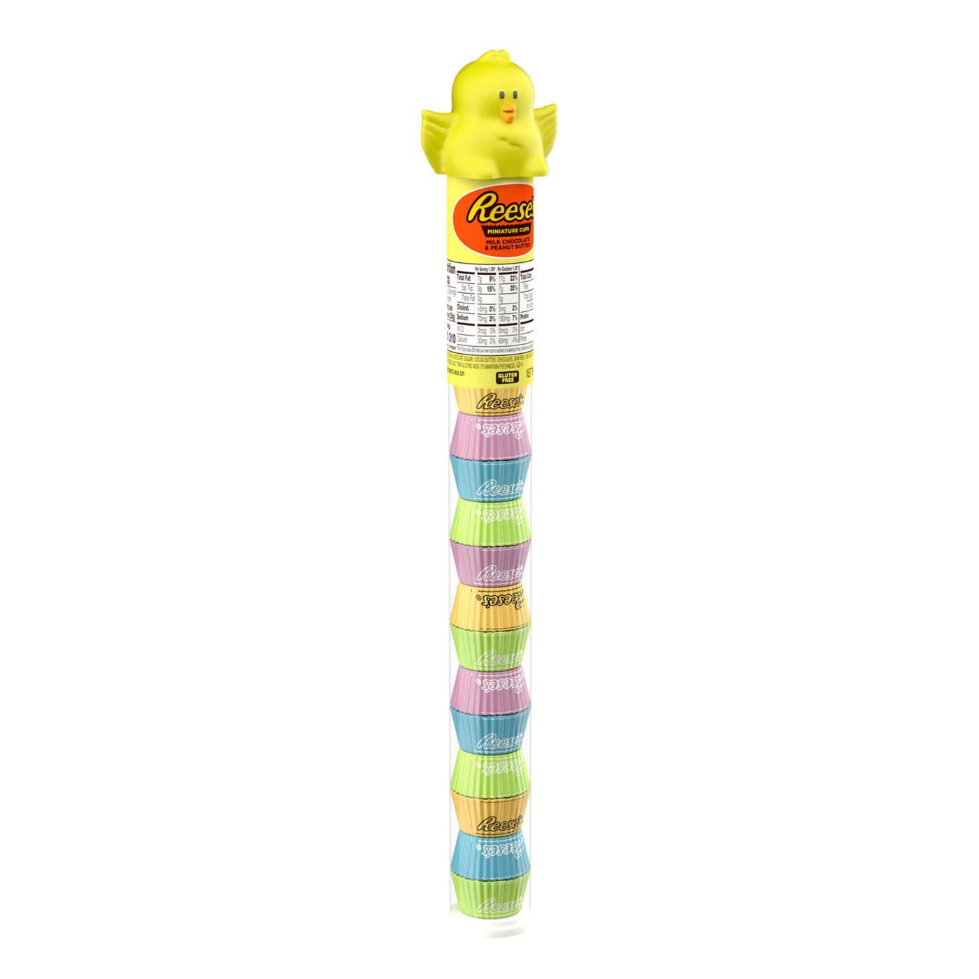 Reese's Miniatures Peanut Butter Cups Easter Candy Tube - 2.17 oz ...