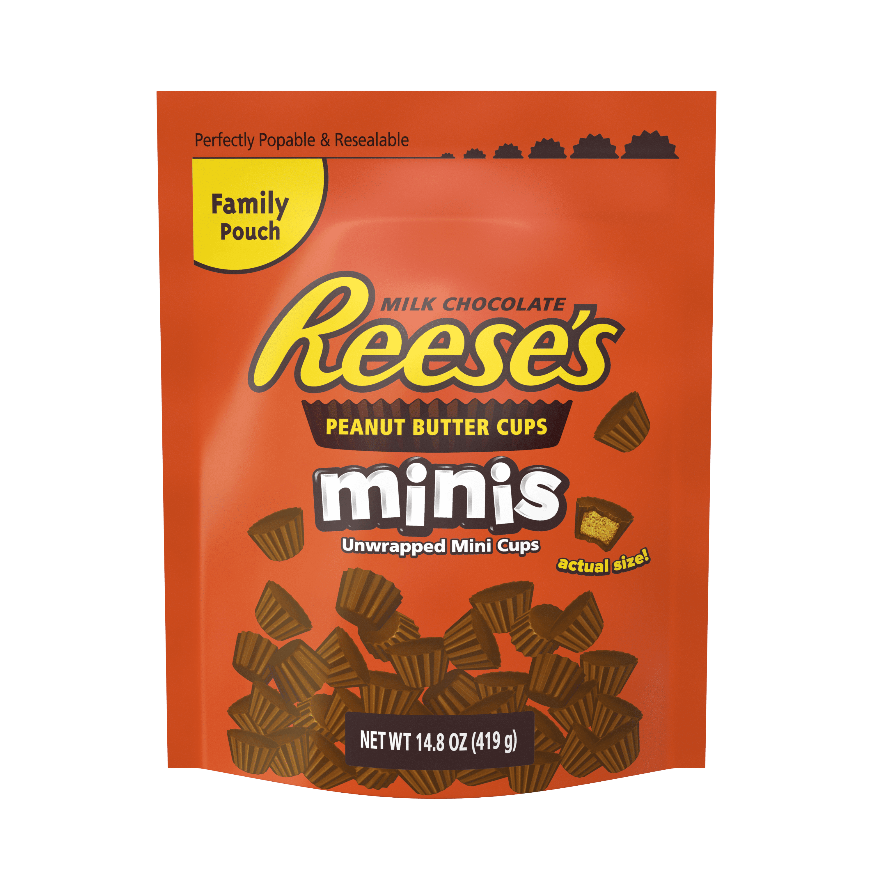 Reese's Minis Peanut Butter Chocolate Candy, 14.8 Oz. - Walmart.com