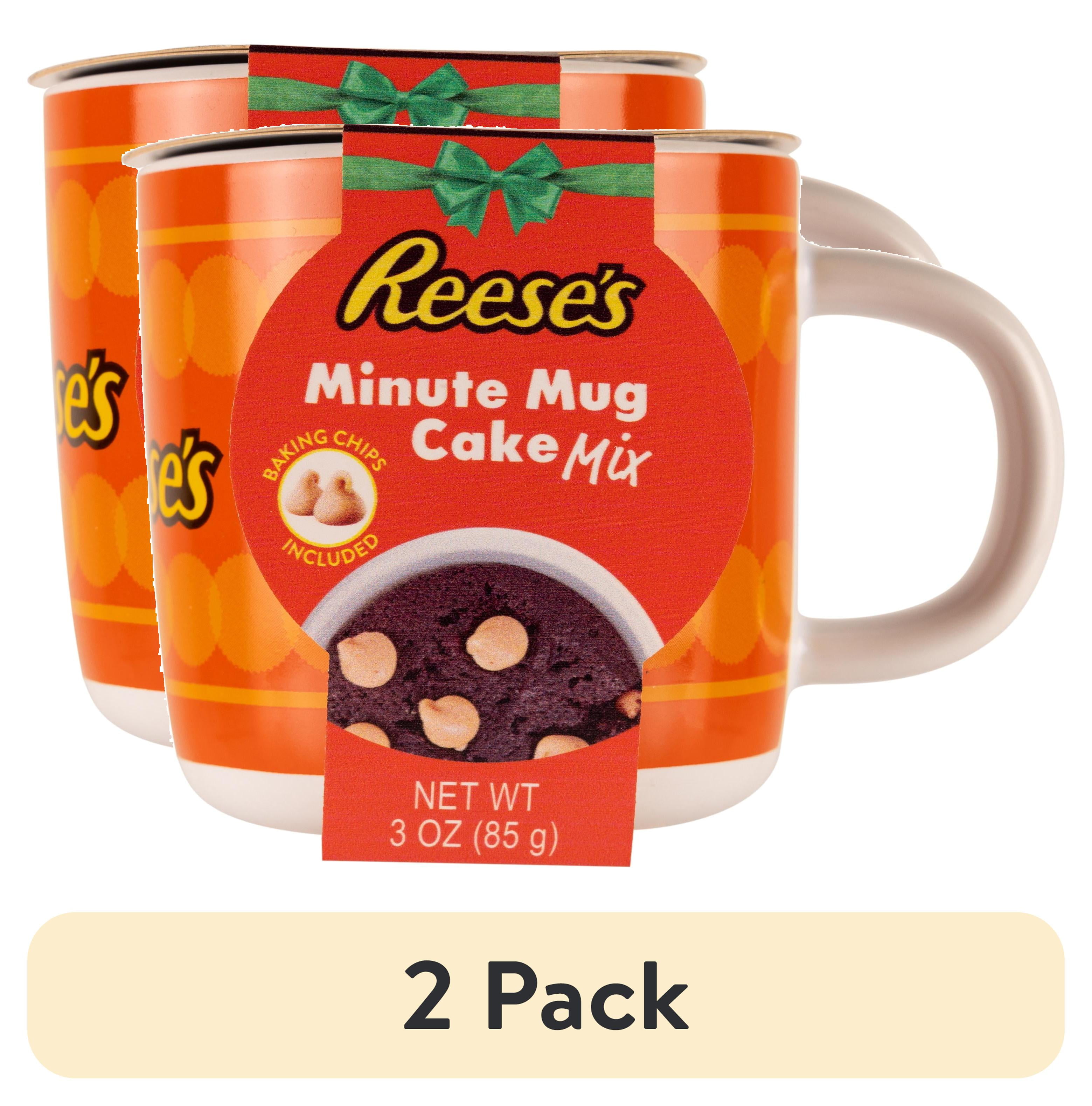 (2 pack) Reese's Mug Cake Mix, 3 oz, with 10 oz Ceramic Mug - Walmart.com