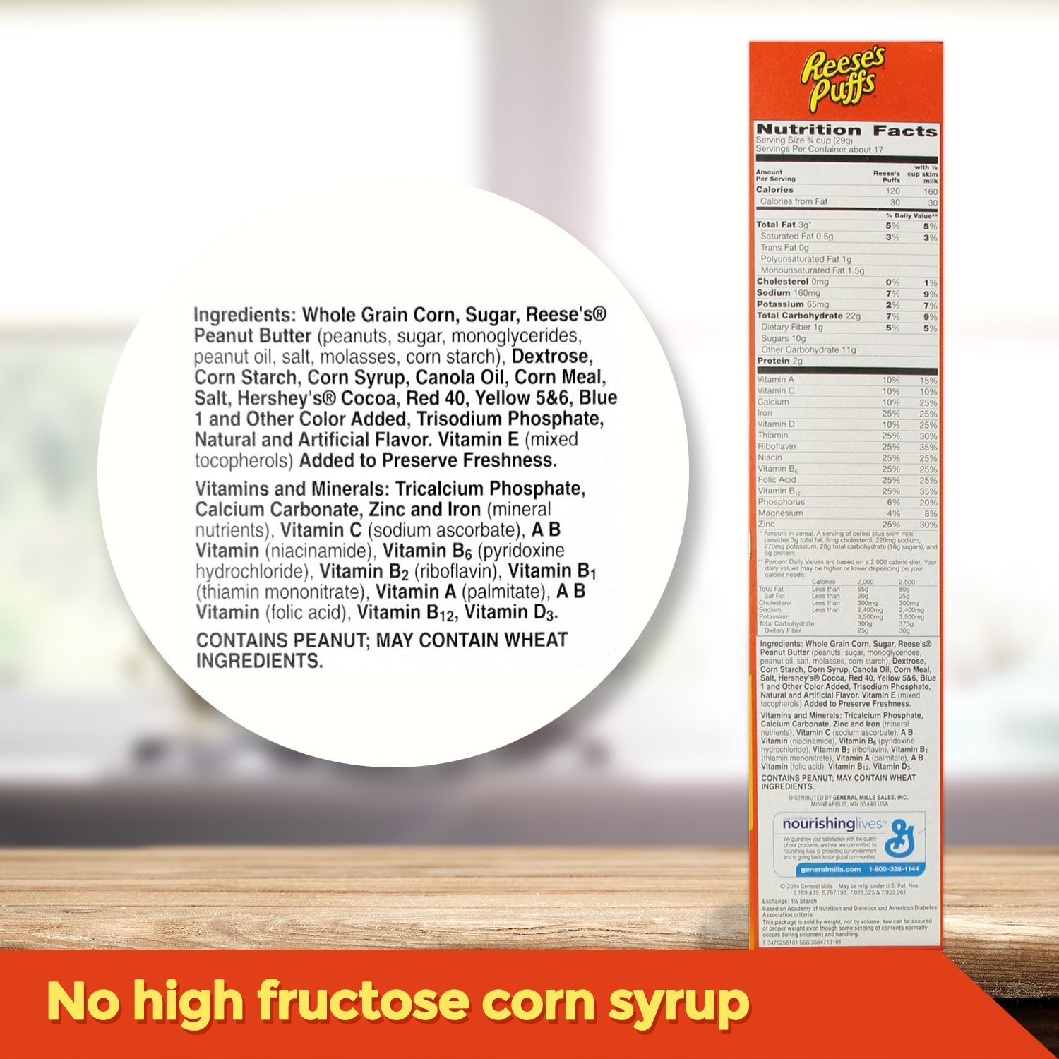 Reese's Peanut Butter AJH3 Puffs Cereal 13 oz Box (pack of 4) - Walmart.com