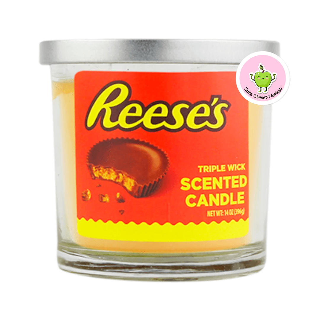 Reese's Peanut Butter Cup Triple Wick Scented Candle, 14 oz. - Walmart.com