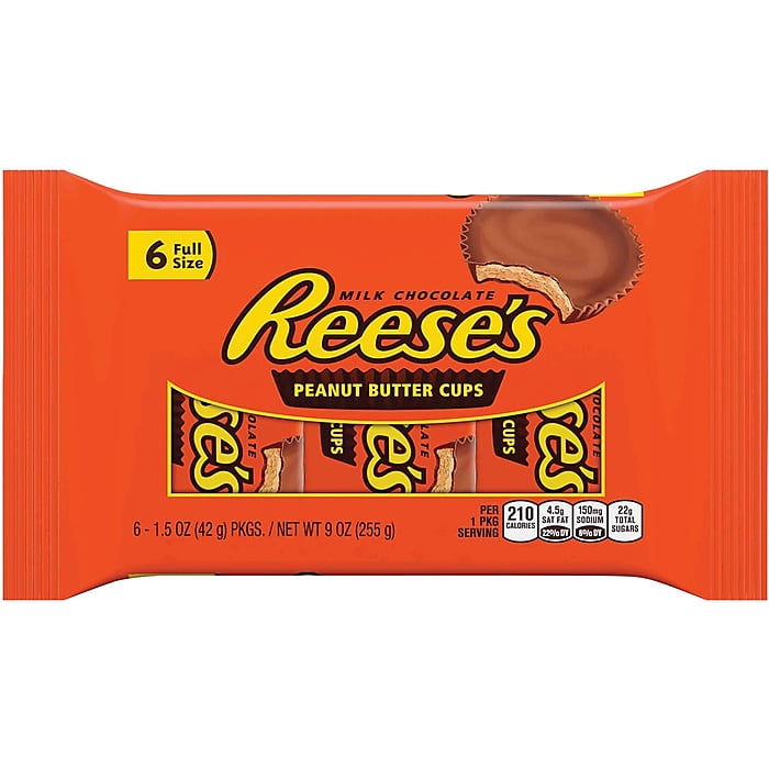 Reese's Peanut Butter Milk Chocolate Cup, 9 oz Pack of 2 - Walmart.com
