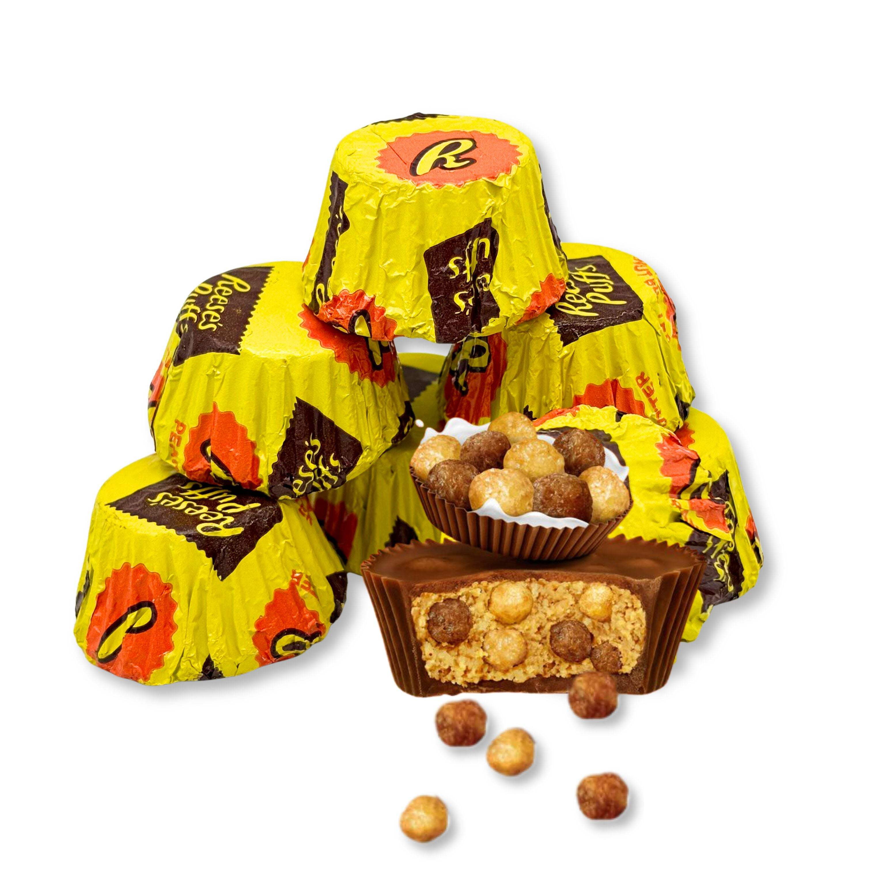 Reese's Miniature Cups Milk Chocolate Peanut Butter with Reese's Puffs ...