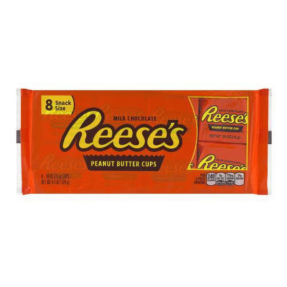 Reese's Peanut Butter Snack Size Cups (Pack of 18) - Walmart.com