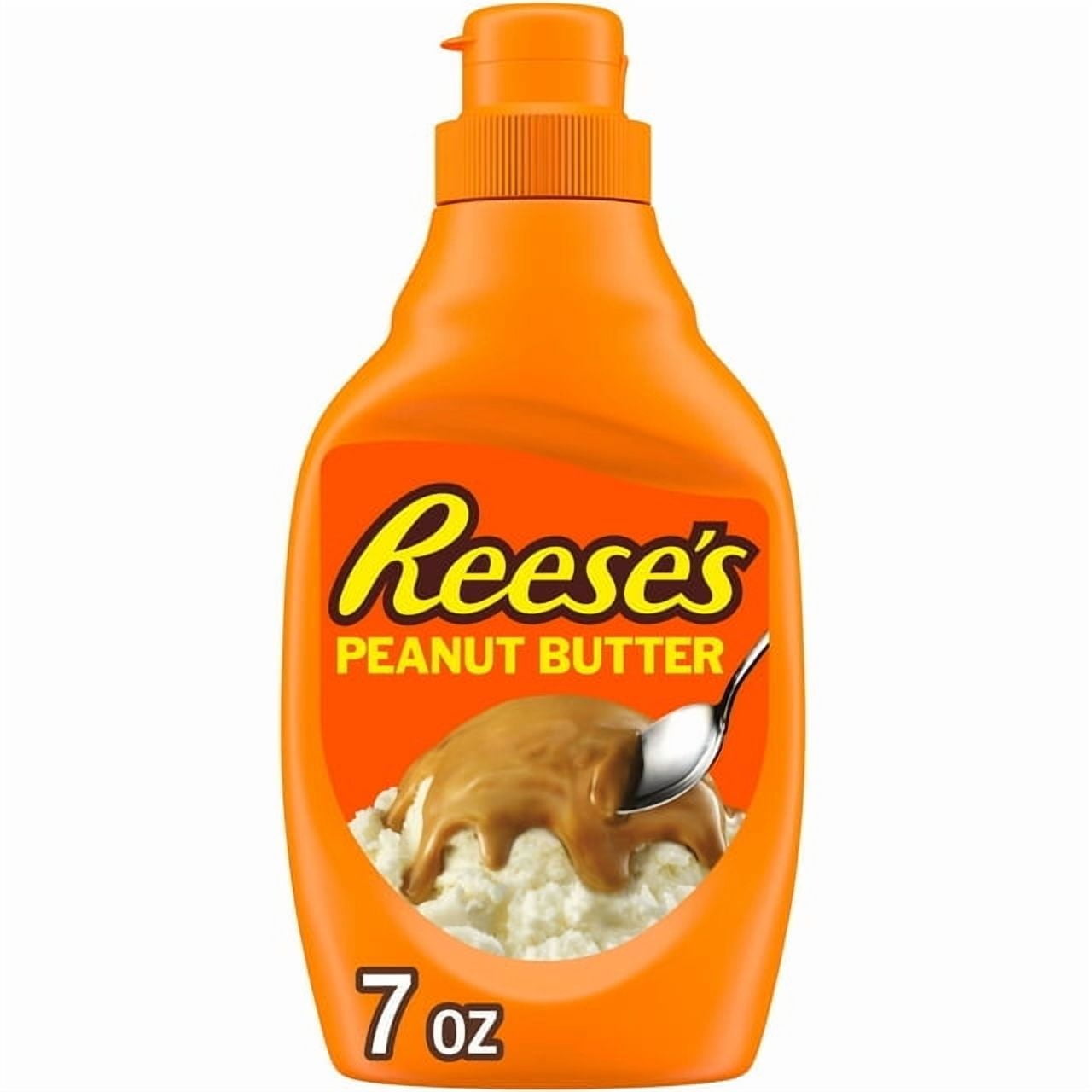Reese's Peanut Butter Topping, Bottle 7 oz - Walmart.com