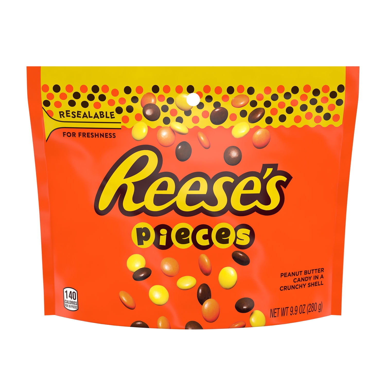 Reese's, Peanut Butter Candy, 9.9 oz, Crunchy Shell - Walmart.com